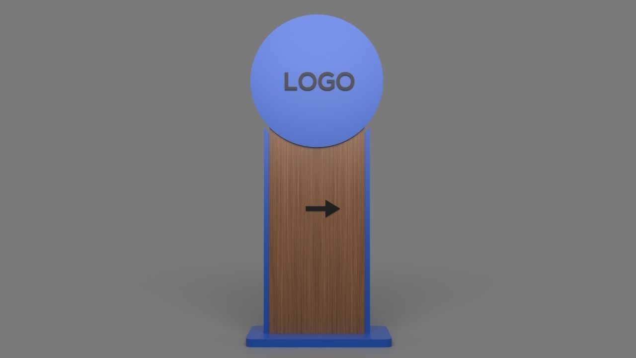 Standee 3D model | CGTrader
