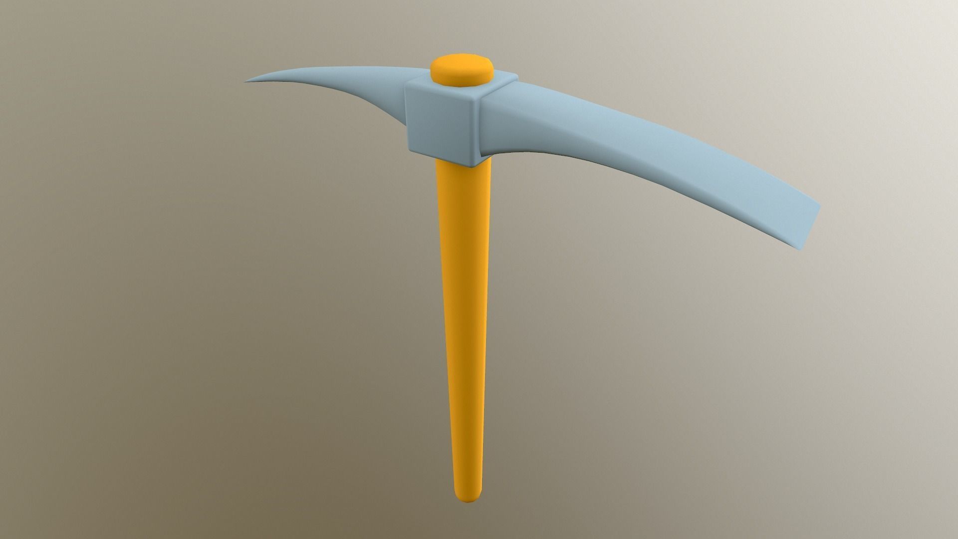 3D model Cartoon Pickaxe VR / AR / low-poly | CGTrader