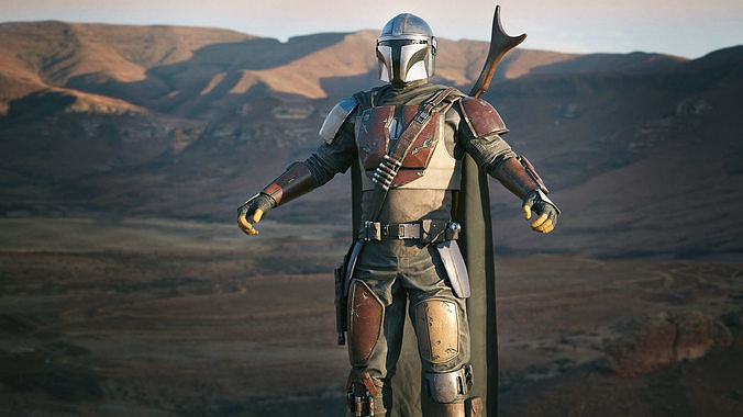 3D model Mandalorian Armor - 3D AssetKit VR / AR / low-poly | CGTrader