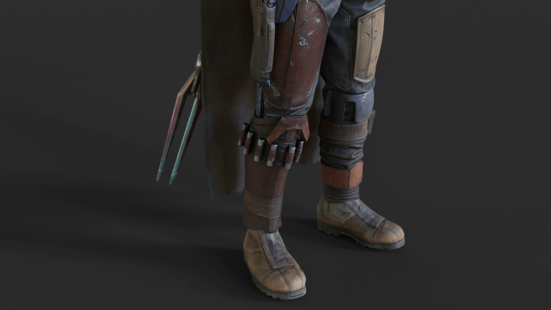3D model Mandalorian Armor - 3D AssetKit VR / AR / low-poly | CGTrader