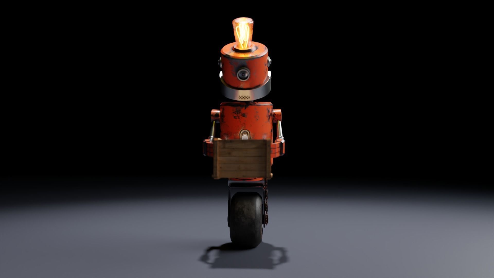 ROX-49 Low Poly Robot 3D Model 3D model rigged | CGTrader