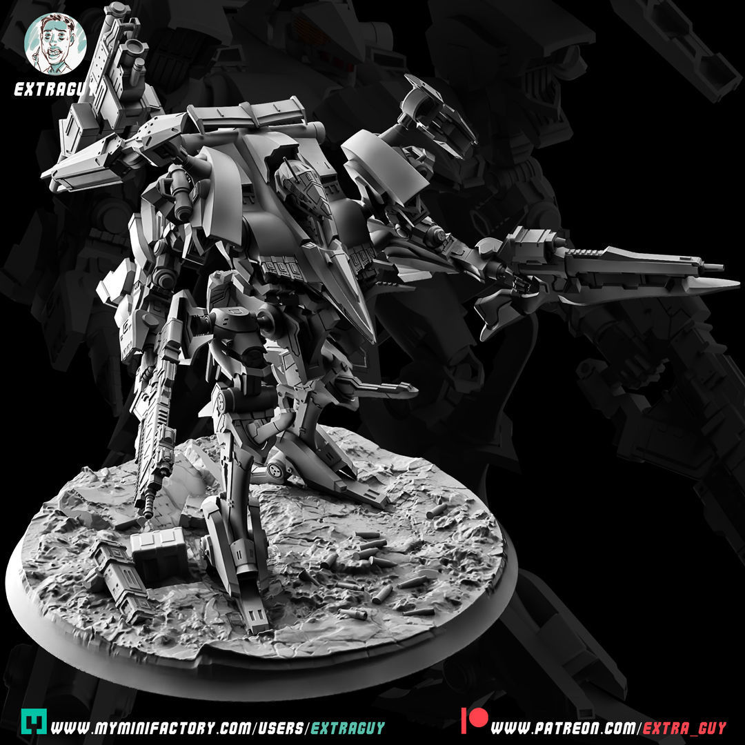 Armored Core Rayleonard 75mm 3D model 3D printable | CGTrader