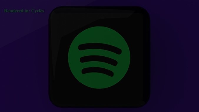 3D model Spotify Icon Emoji VR / AR / low-poly | CGTrader