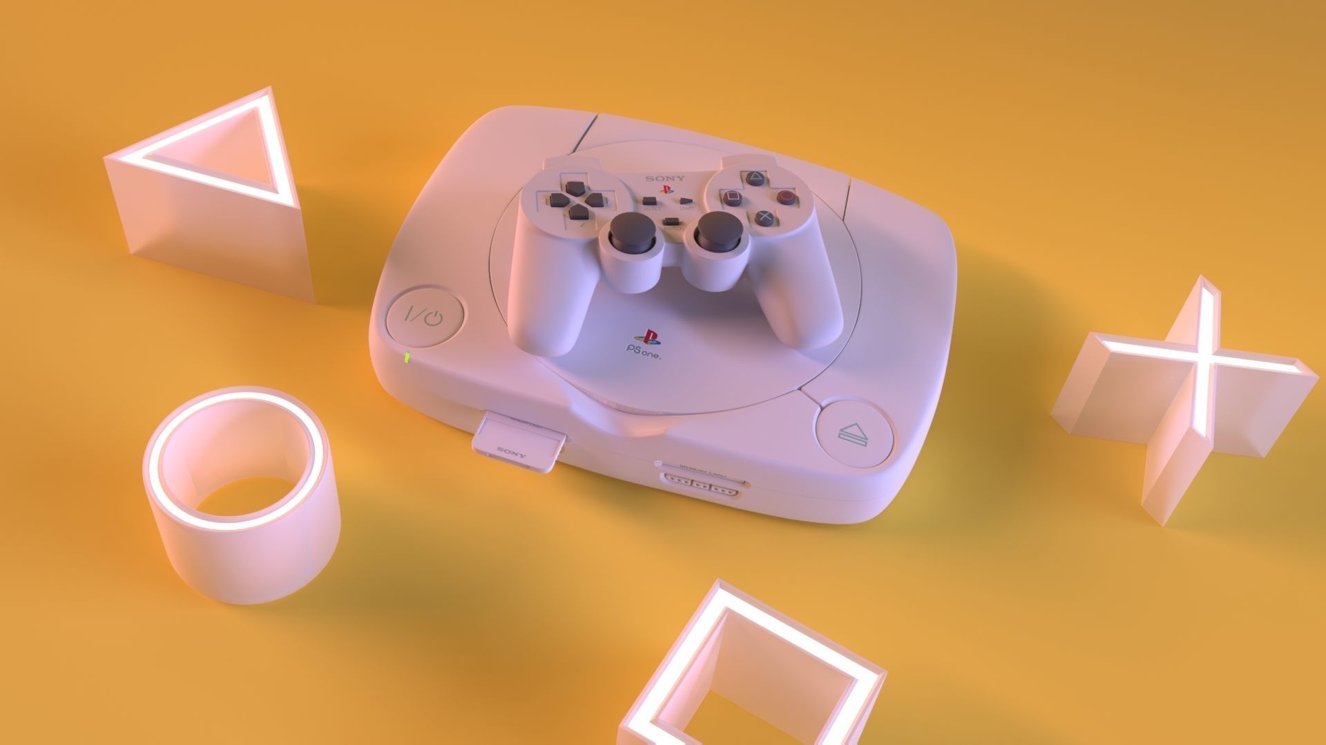 Playstation 3D model | CGTrader