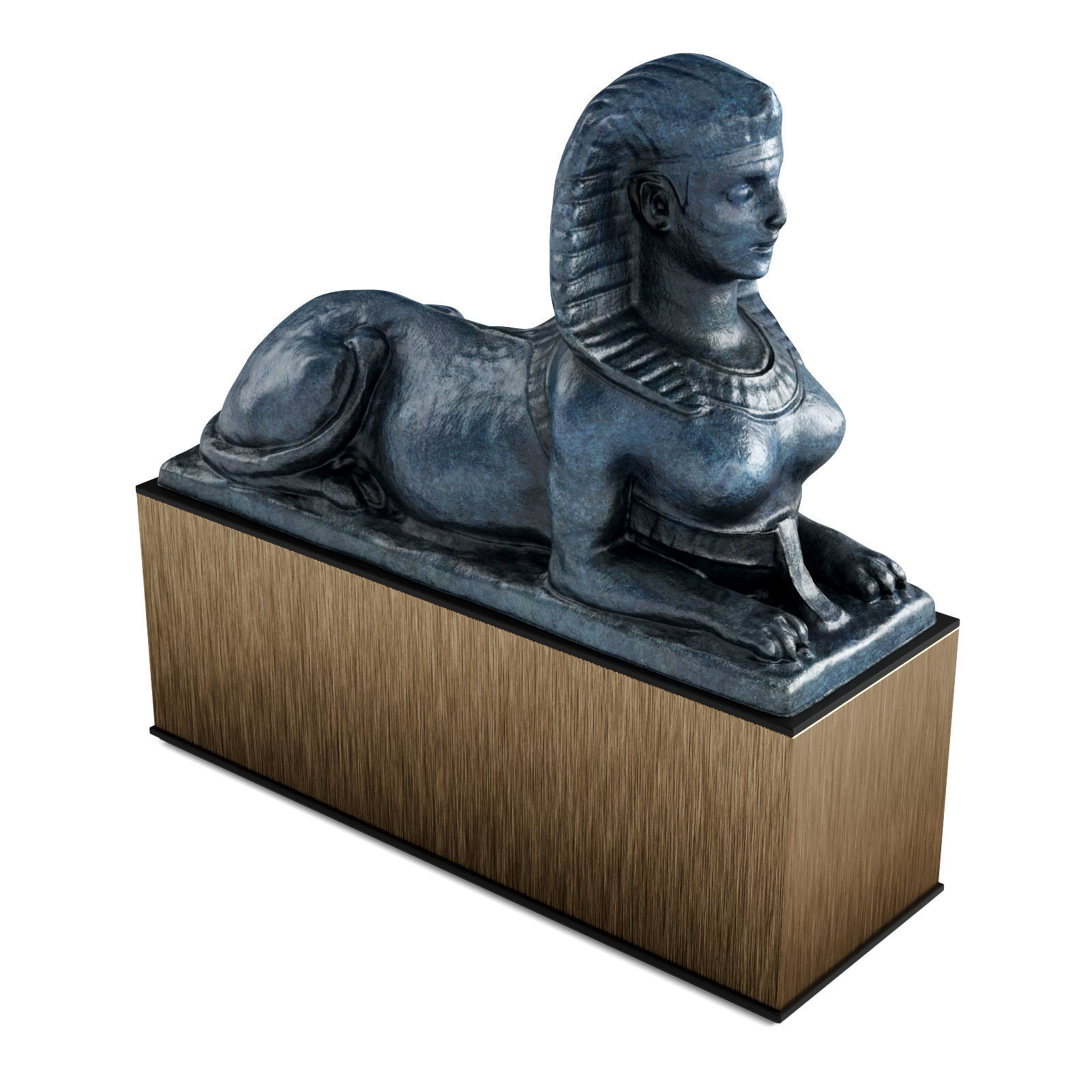 Egyptian sphinx woman sculpture 3D model | CGTrader
