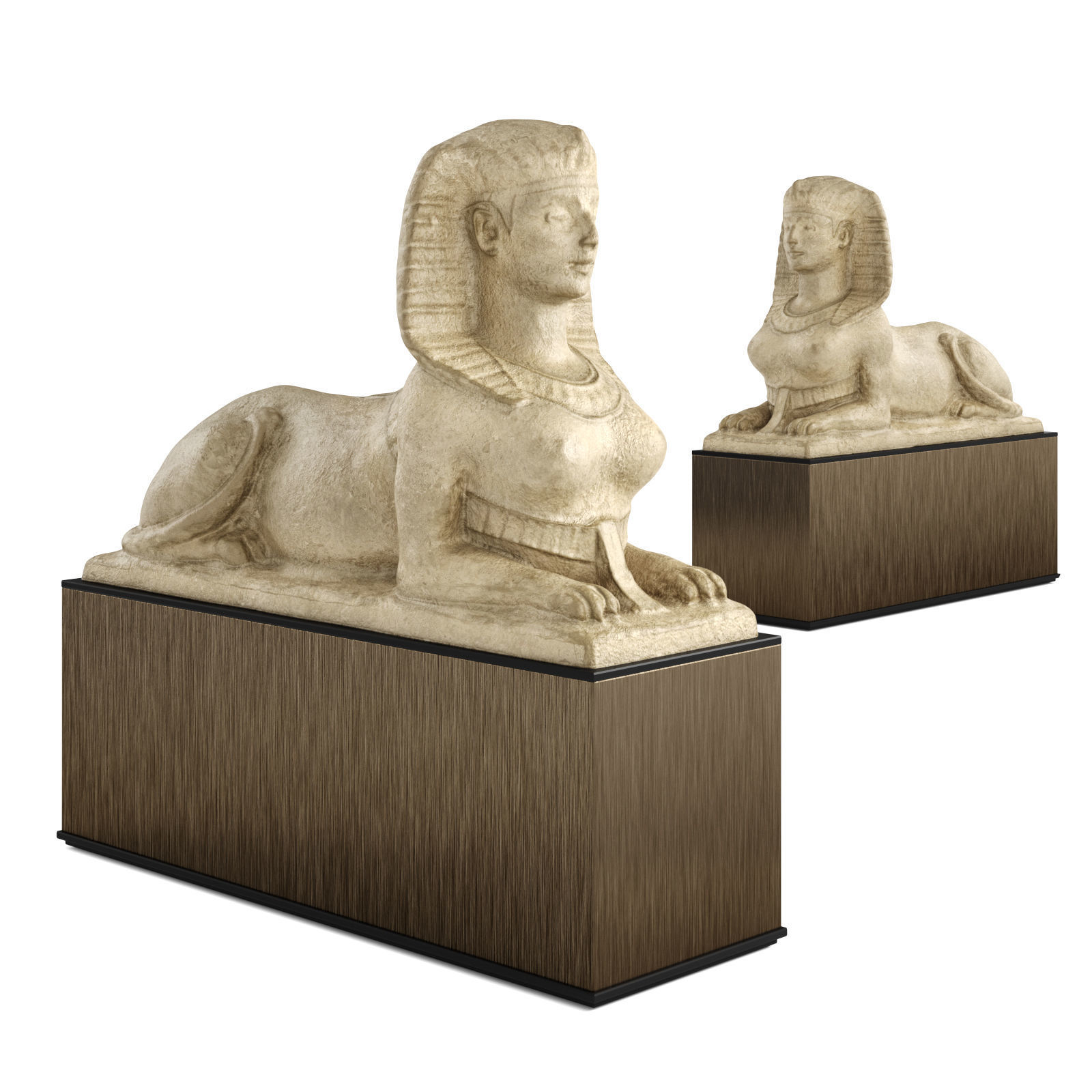 Egyptian sphinx woman sculpture 3D model | CGTrader