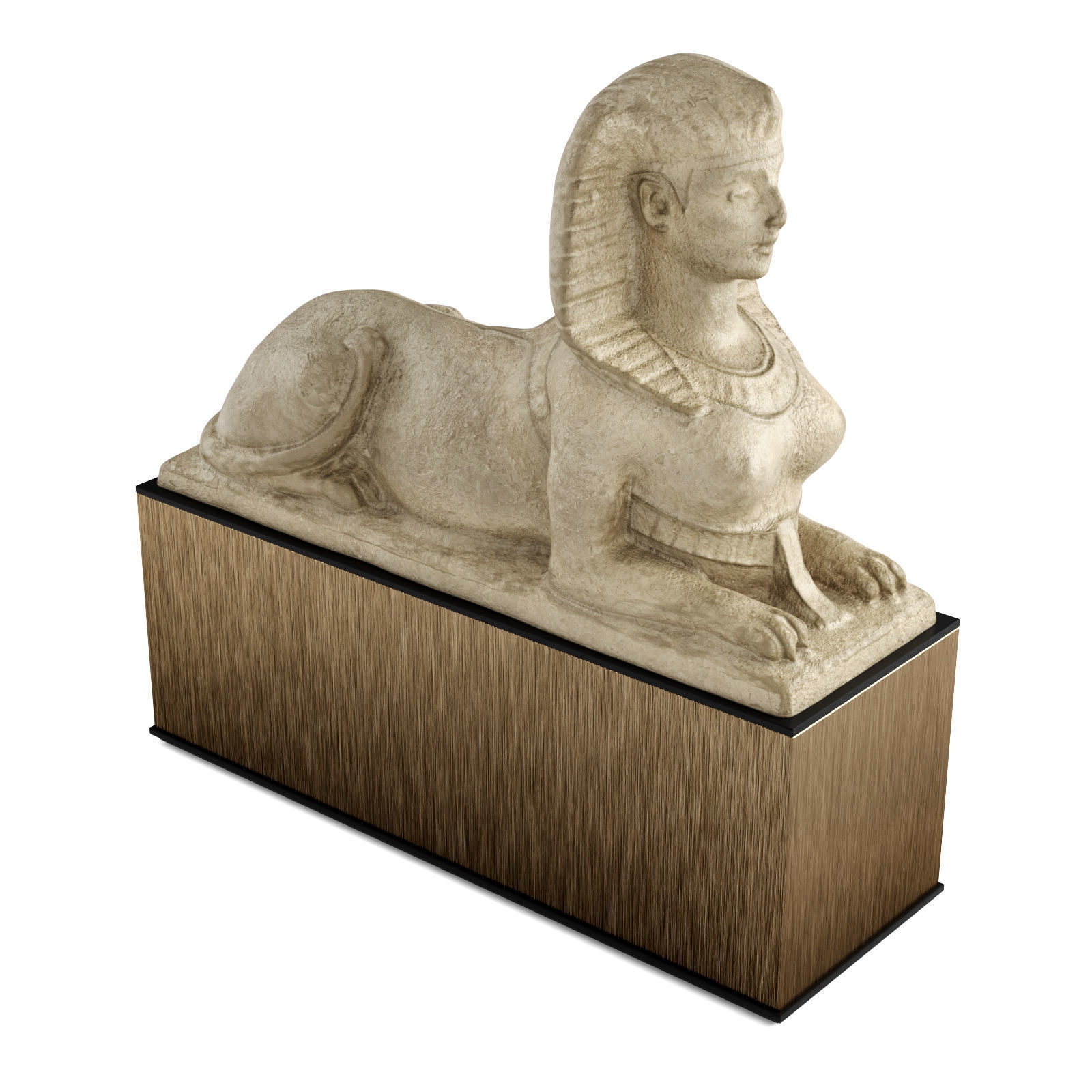 Egyptian sphinx woman sculpture 3D model | CGTrader