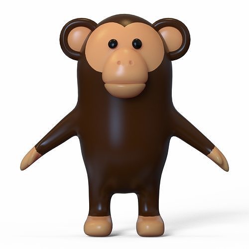 3D model Monkey Stylized VR / AR / low-poly | CGTrader
