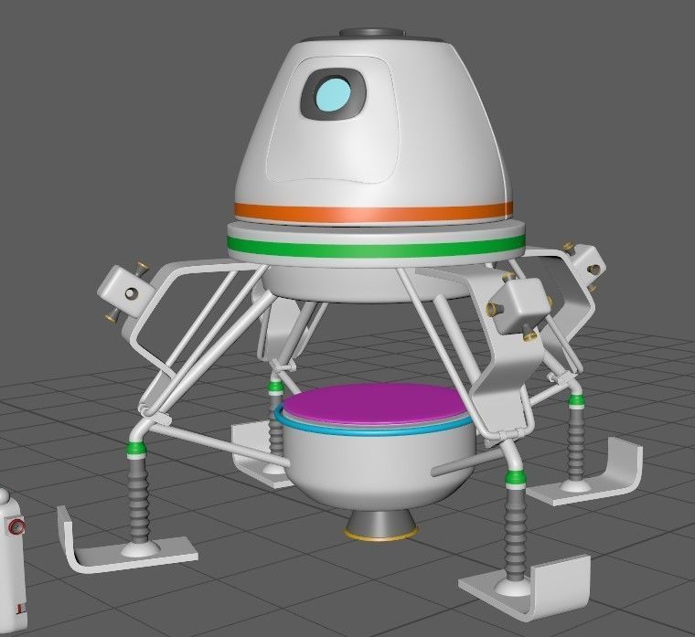 Astroneer - Astronaut and Spacecraft 3D model | CGTrader