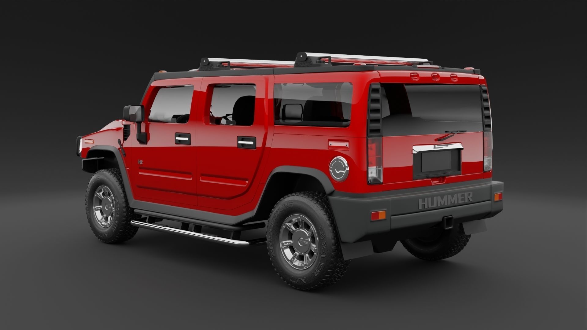 Hummer H2 3D model | CGTrader
