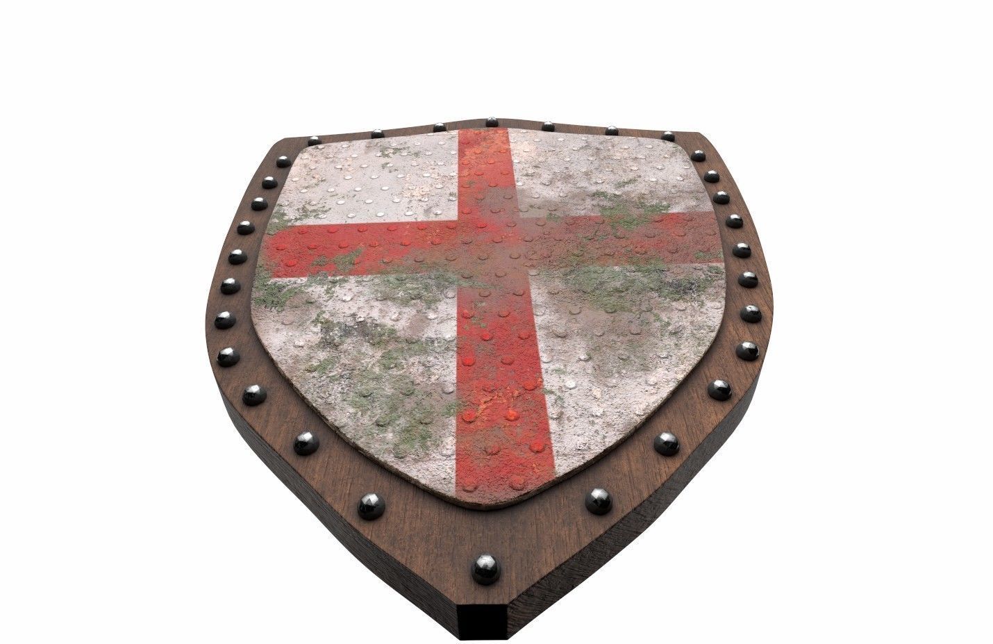3D model Crusader shield VR / AR / low-poly | CGTrader