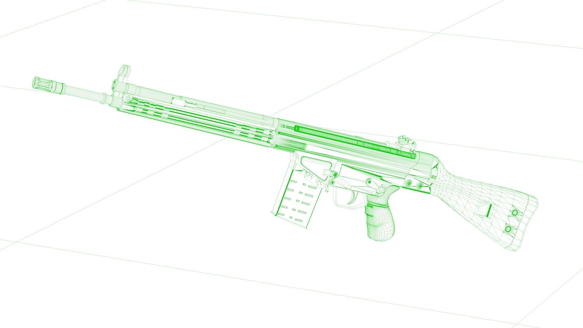G3 Rifle 3D model 3D model | CGTrader