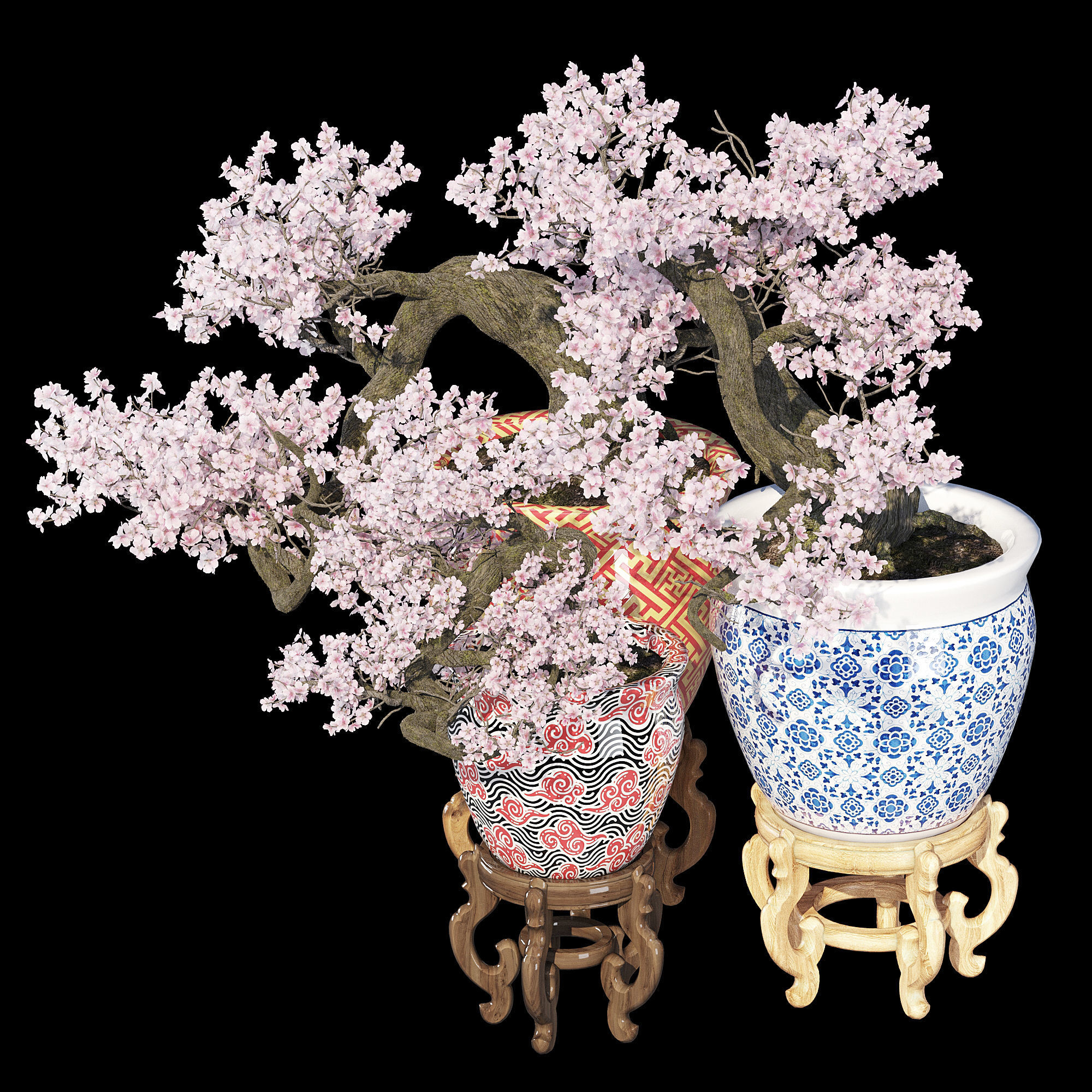 Porcelain plant 3D model | CGTrader