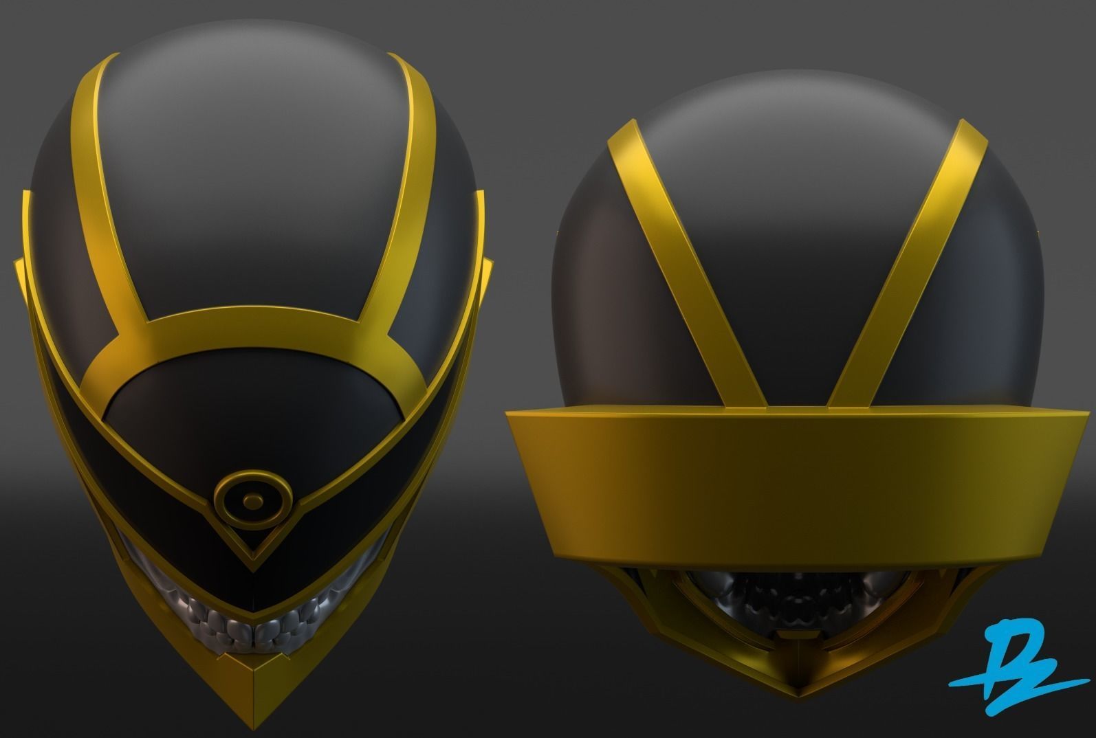 Death Ranger helmet 3D model 3D printable | CGTrader