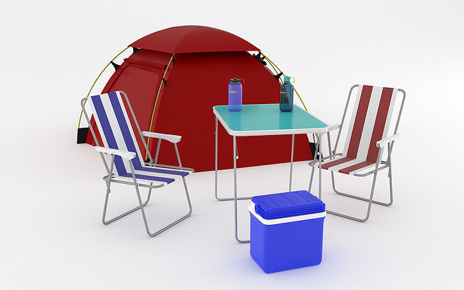 Collection - Camping Gear set | CGTrader