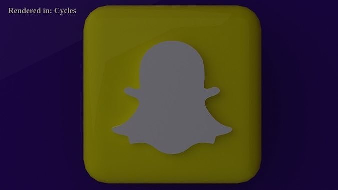 3D model Snapchat Icon Emoji VR / AR / low-poly | CGTrader