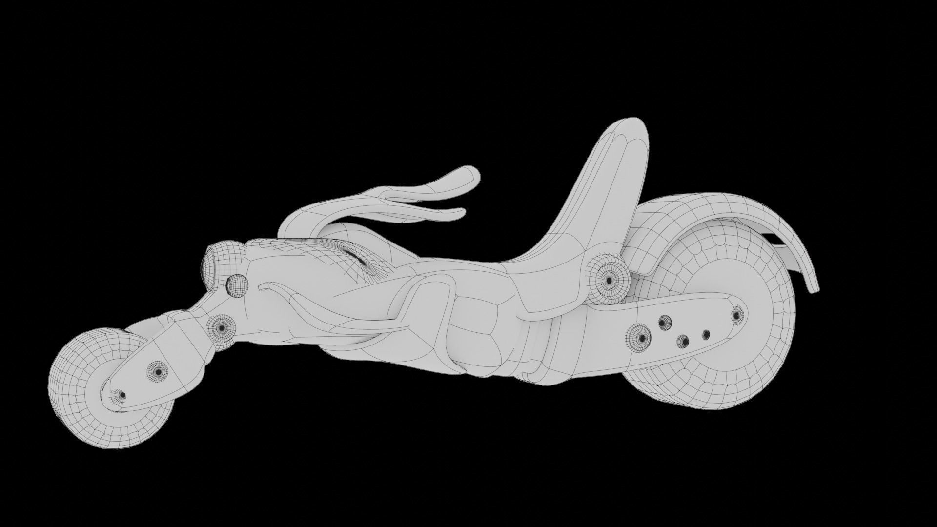 E-BUG Biker B - Bug Motor Bike 3D model | CGTrader