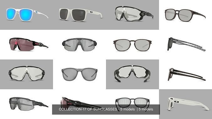 COLLECTION-17 OF SUNGLASSES - 5 models | CGTrader