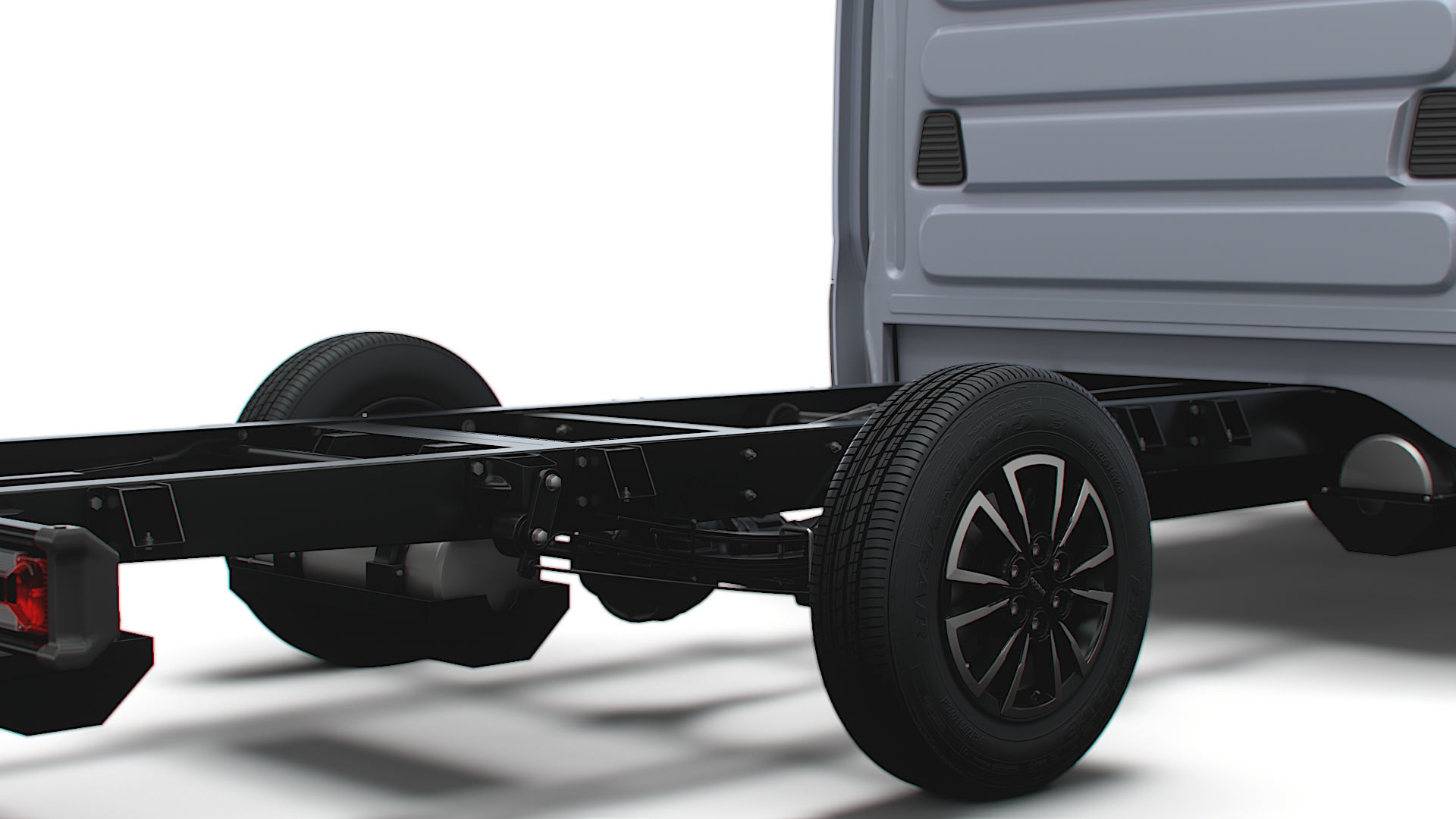 Iveco Daily Crew Cab L3 Chassis 2023 3D model | CGTrader
