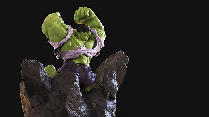 HULK Print Ready Asset 3D model 3D printable | CGTrader