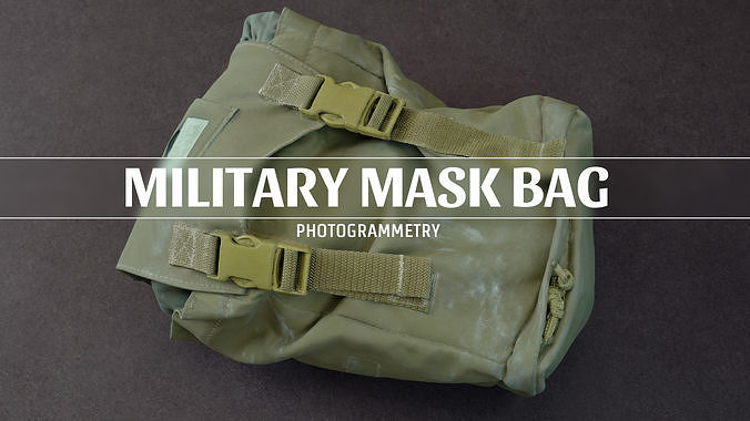 Military Mask Bag - photogrammetry 3D model | CGTrader