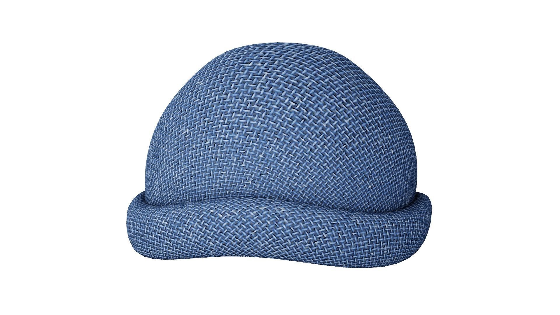 3D model Fabric hat VR / AR / low-poly | CGTrader