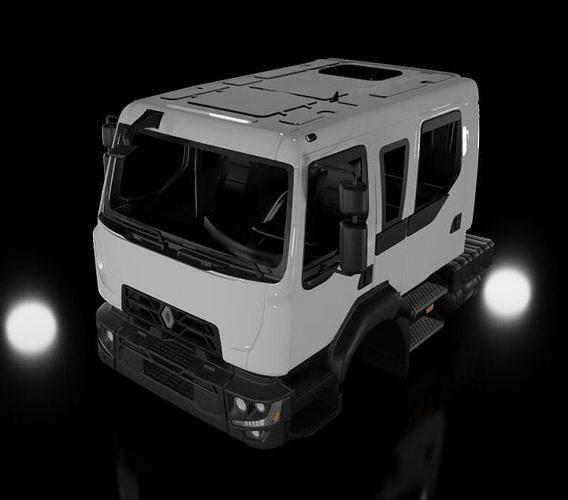 Renault Truck 3D model | CGTrader