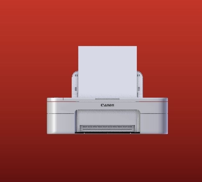 Cannon Printer 3D model 3D printable | CGTrader