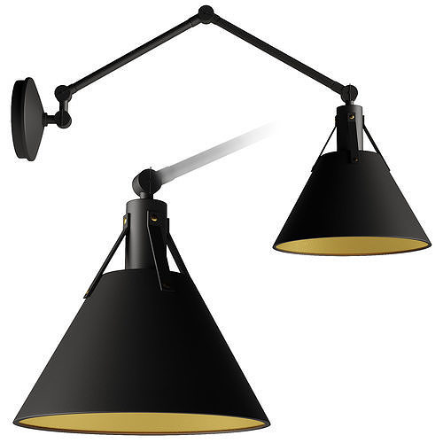 Alora Lighting Archer Articulating Wall Sconce 3D model | CGTrader