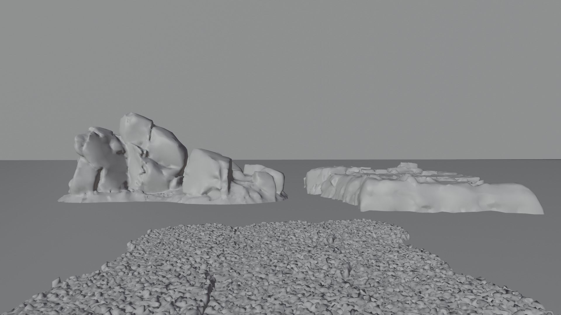 Beach Rocks free 3D model | CGTrader