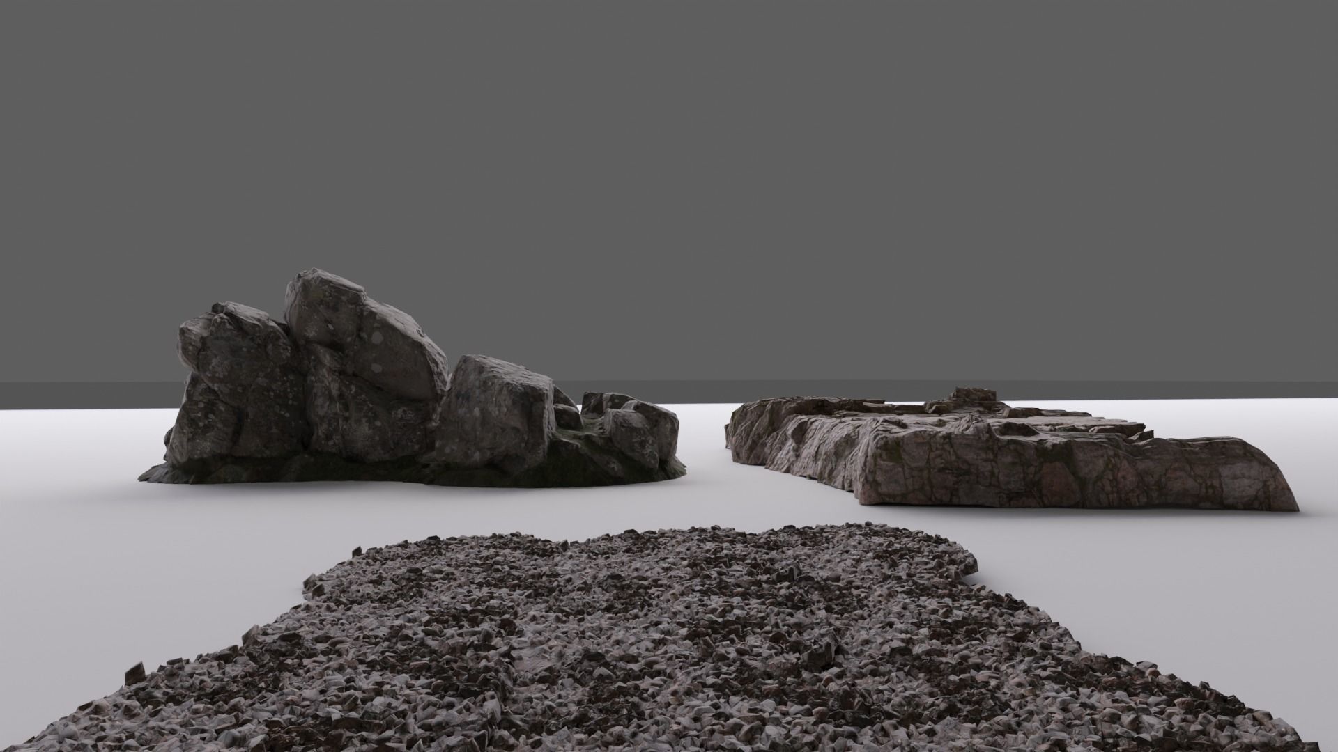 Beach Rocks free 3D model | CGTrader