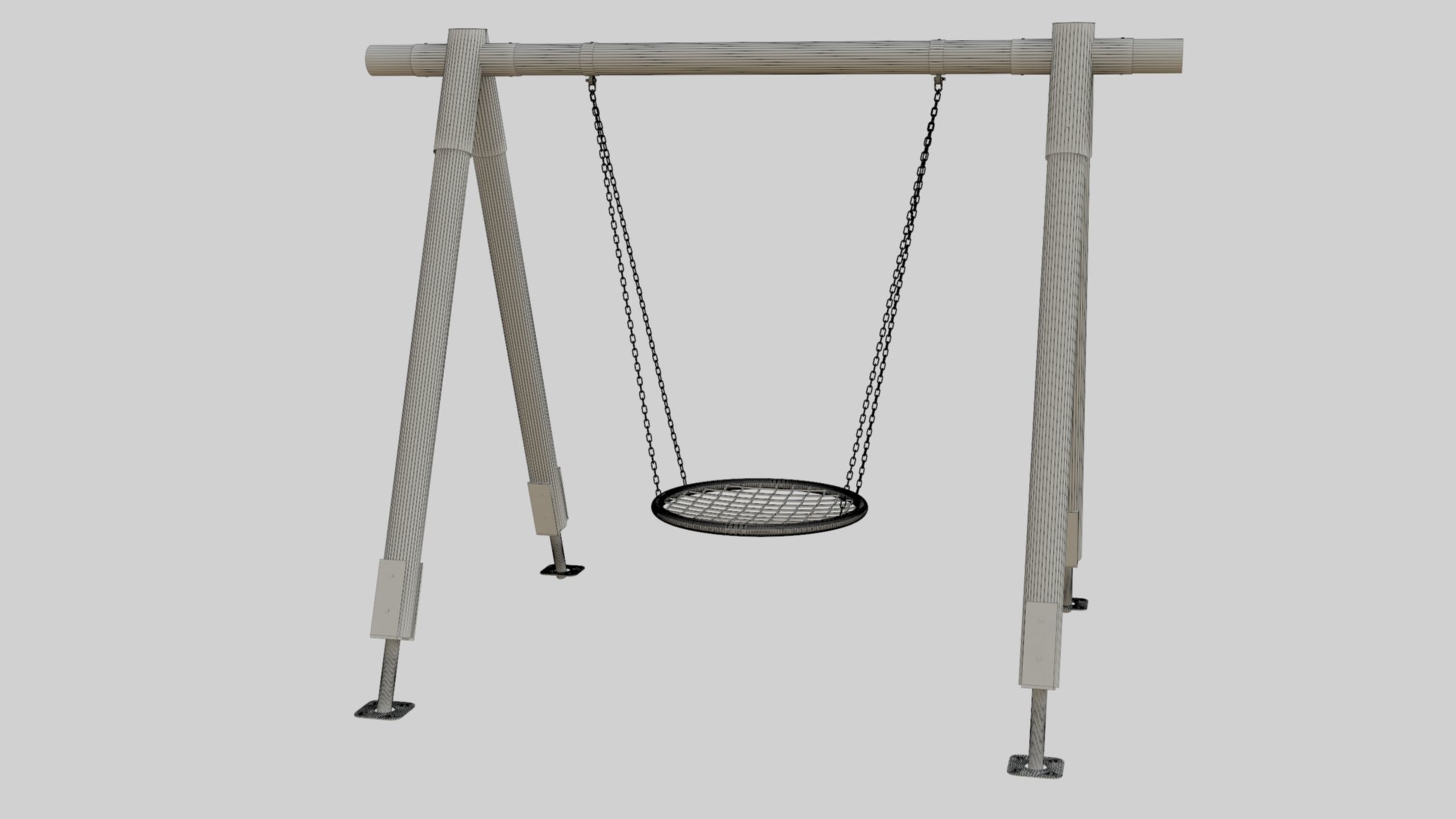 Playground Portal Swing - 01 3D model | CGTrader