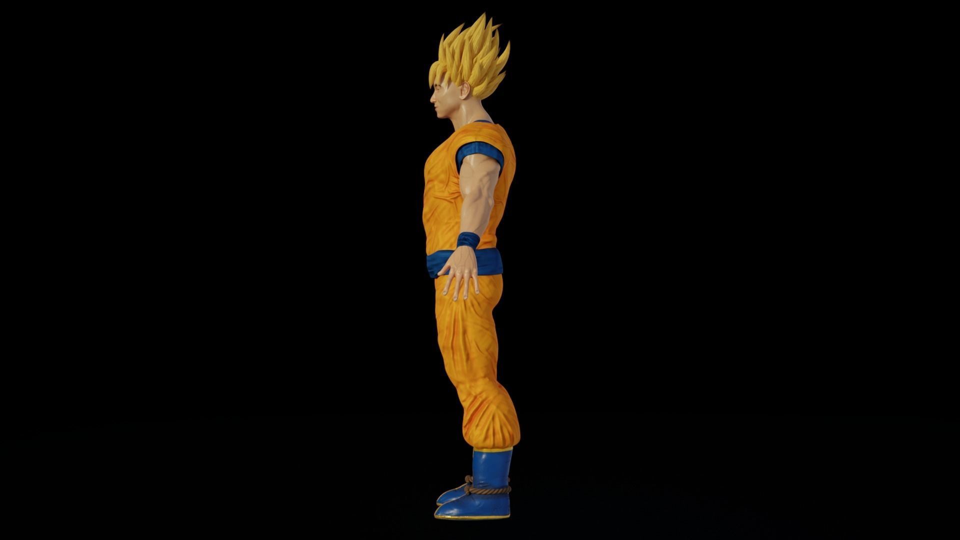 3D model Goku Super Saiyan 1 VR / AR / low-poly | CGTrader