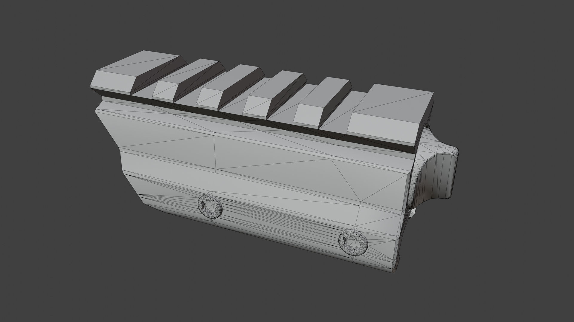 3D model RSR Picatinny Raiser VR / AR / low-poly | CGTrader