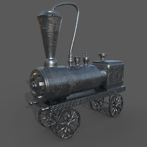 Old Toy Train 3D model | CGTrader