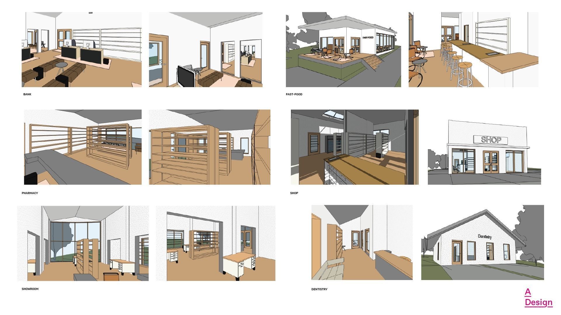 20 Public buildings - Revit 3D model | CGTrader