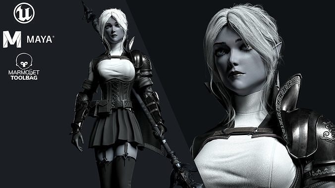 3D model Templar Assassin - Game Ready VR / AR / low-poly | CGTrader