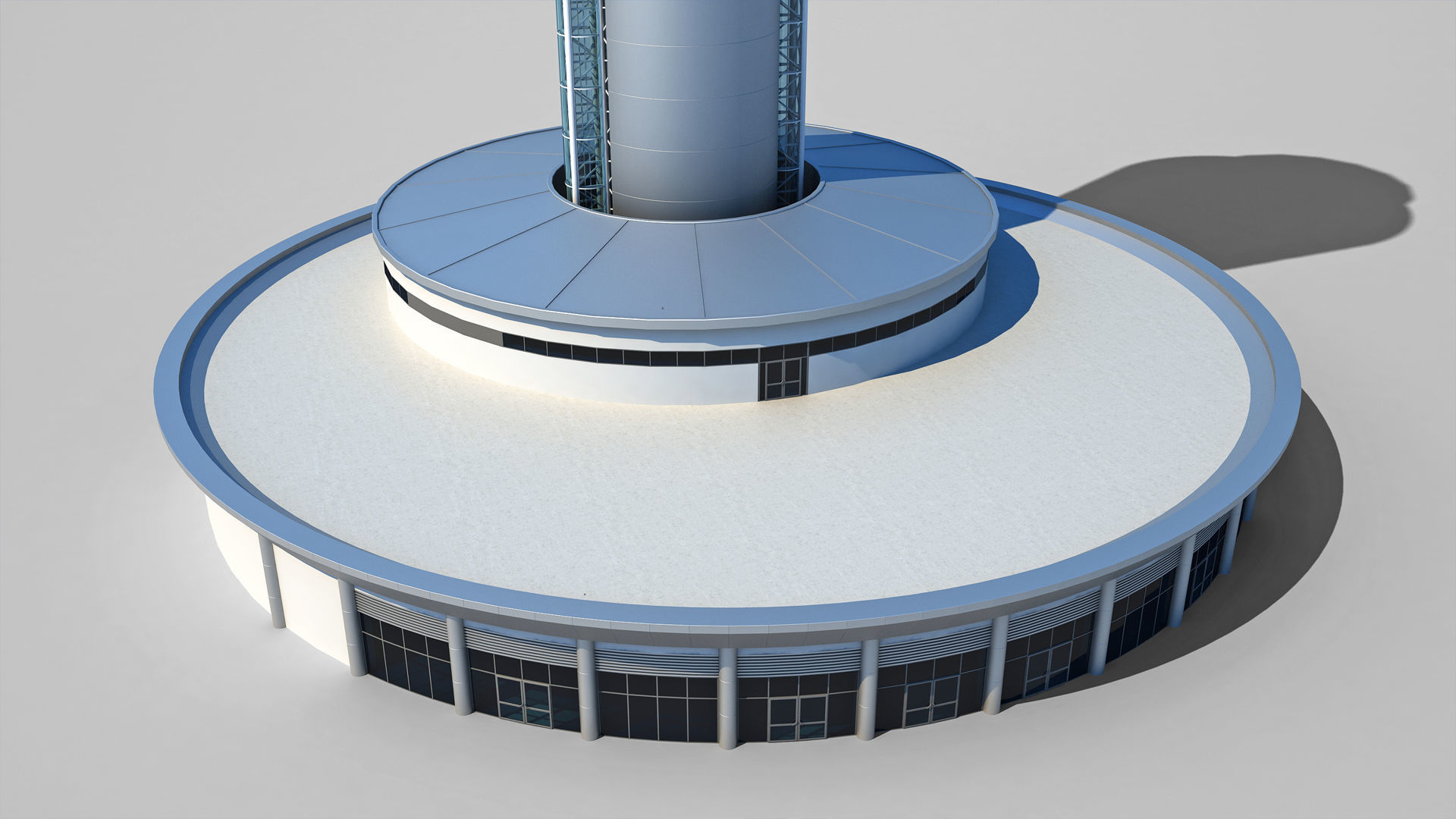 Airport Control Tower 3D model | CGTrader
