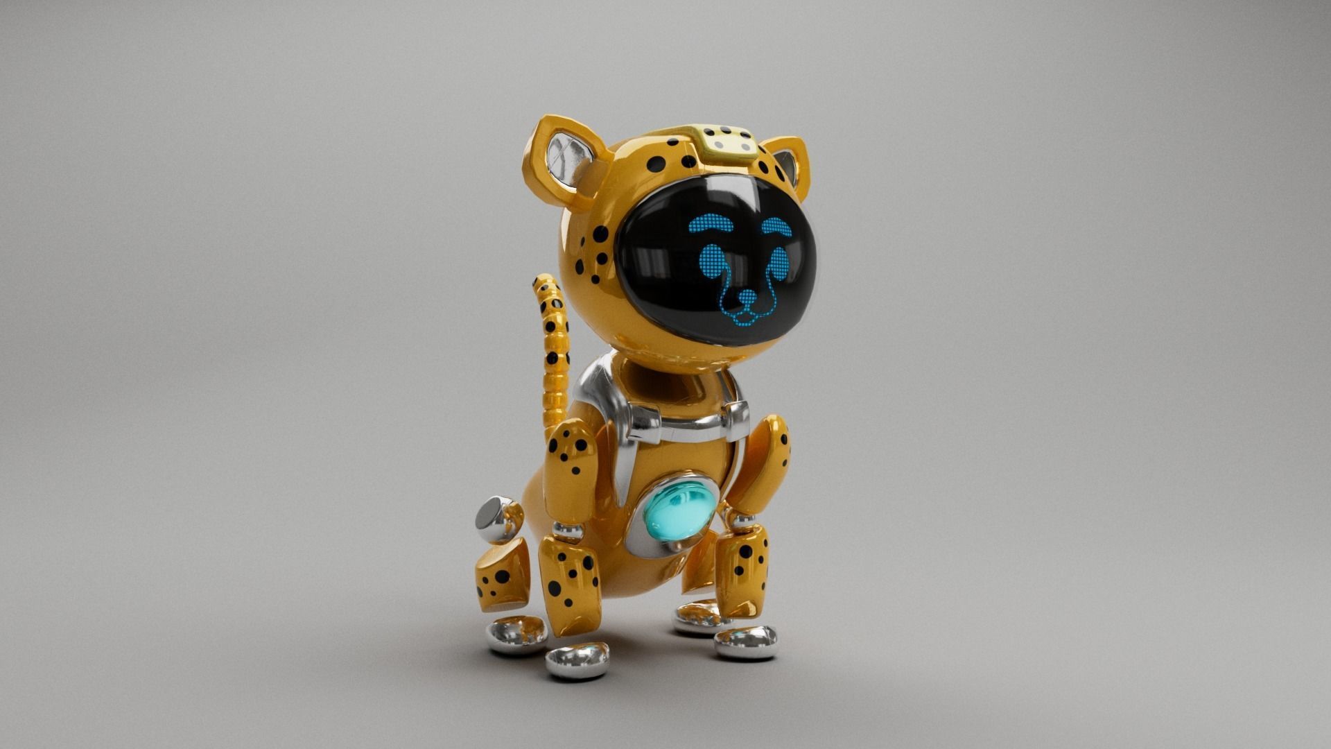 3D model stylized Bot Animals Rigged VR / AR / low-poly | CGTrader