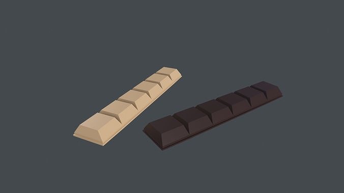 3D model Chocolate Bars 3D Model VR / AR / low-poly | CGTrader