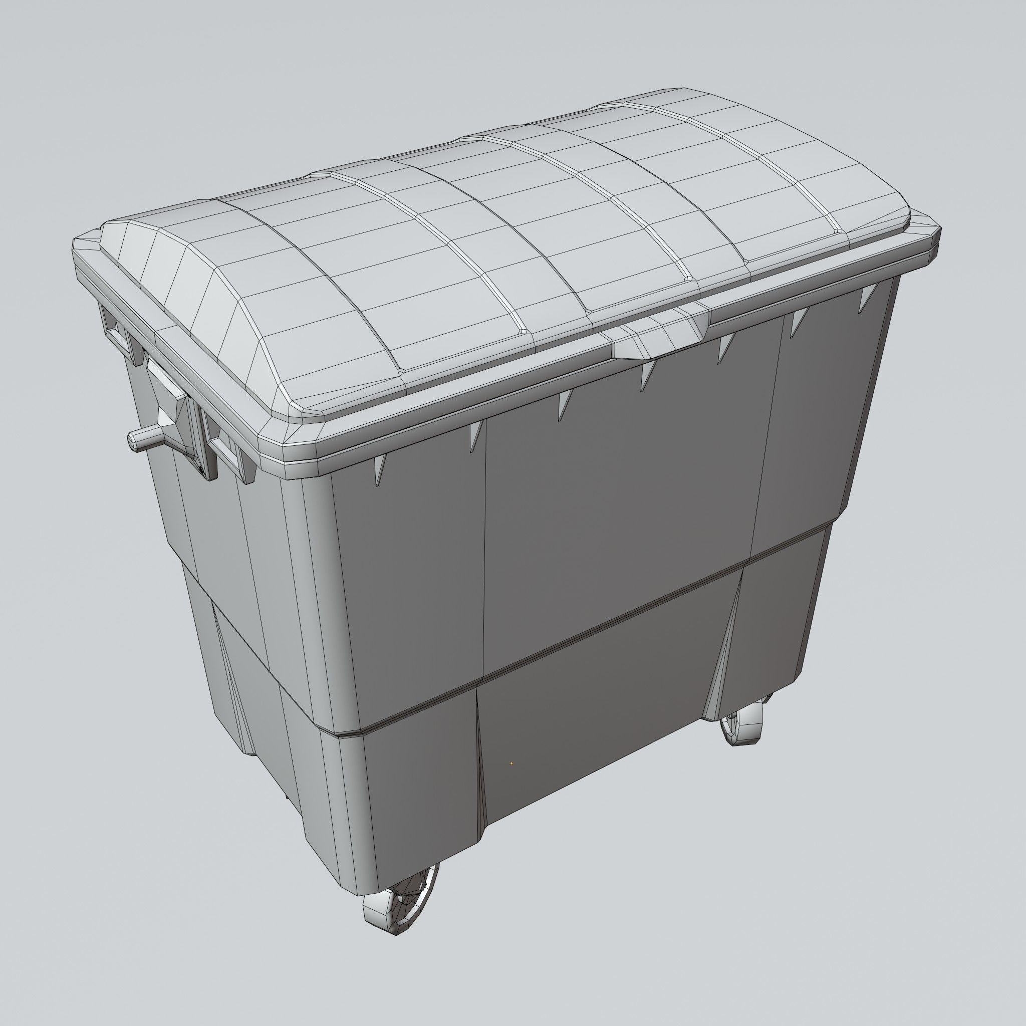 3D model Public Dumbster VR / AR / low-poly | CGTrader