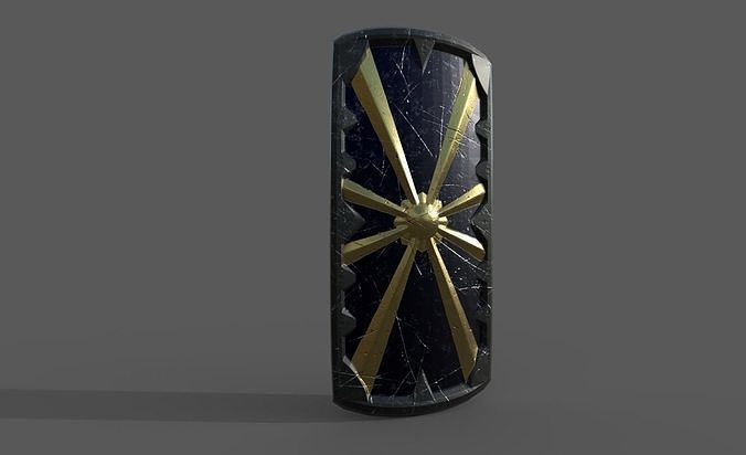 3D model great shield VR / AR / low-poly | CGTrader