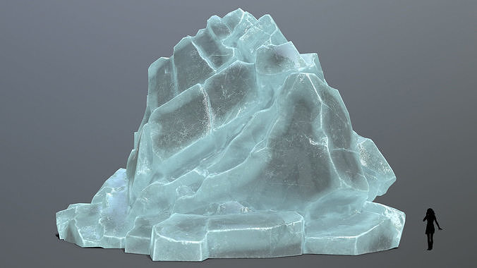 3D model Ice Mountain VR / AR / low-poly | CGTrader