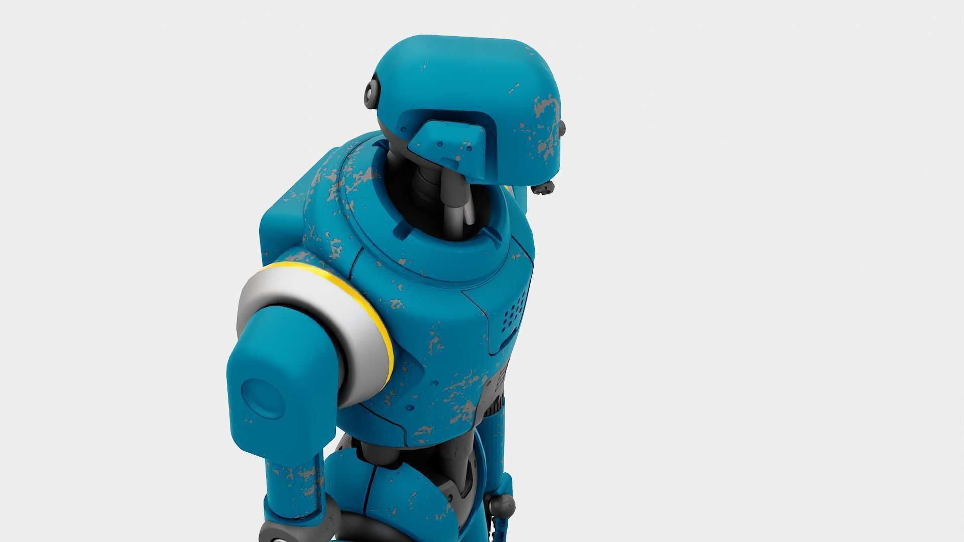 IMPERIAL PROTOCOL DROID RIGGED 3D model rigged | CGTrader