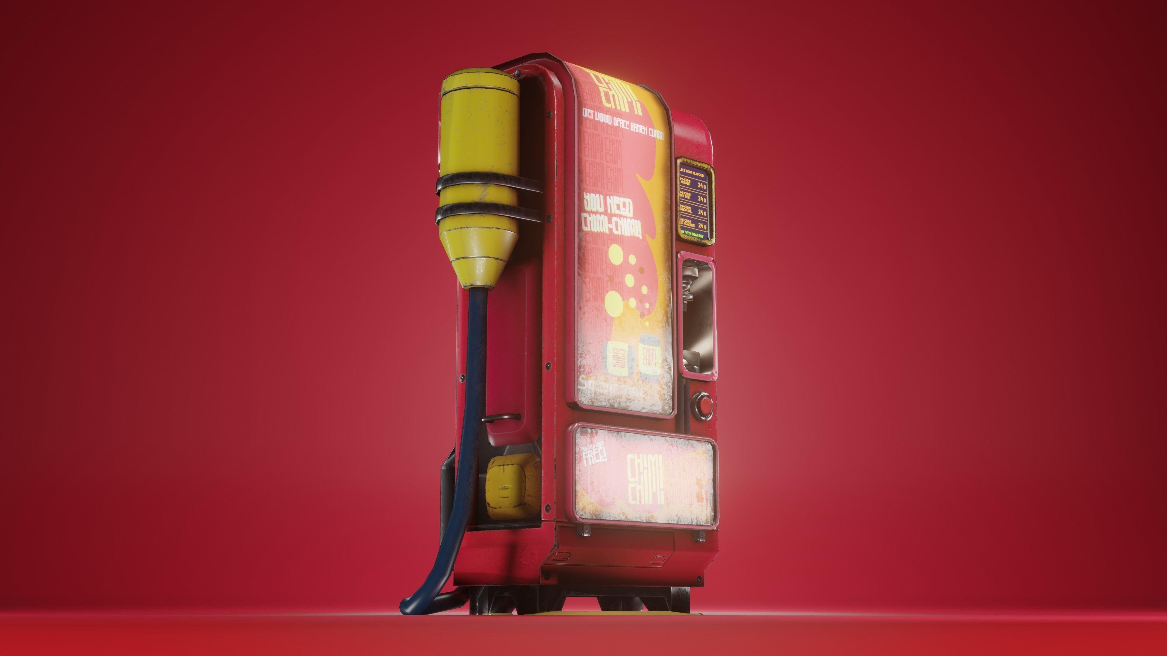 3D model Sci-Fi Vending Machine - Game Ready VR / AR / low-poly | CGTrader
