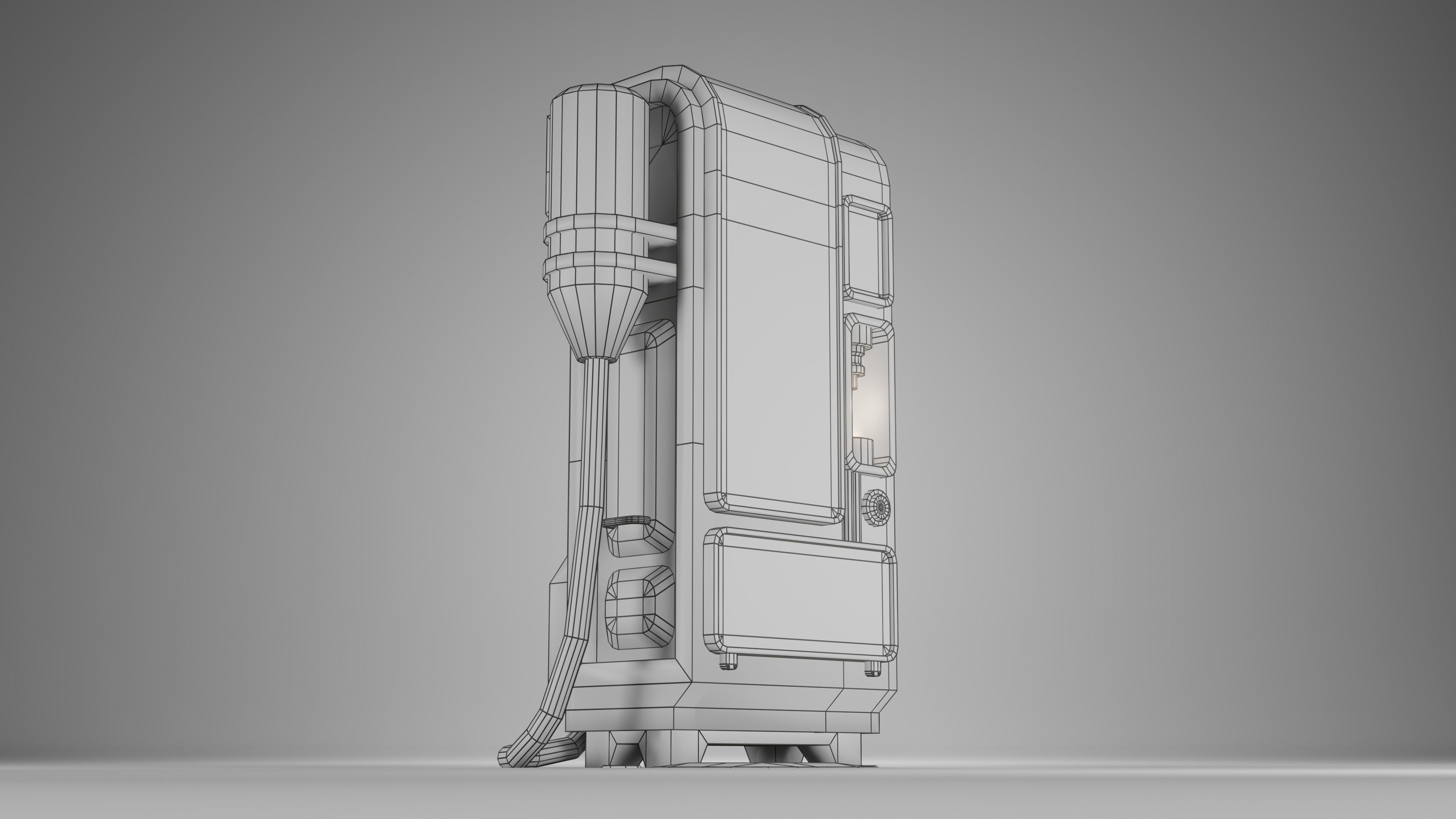 3D model Sci-Fi Vending Machine - Game Ready VR / AR / low-poly | CGTrader