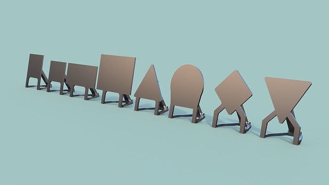 Road signs for 3D printing 3D model 3D printable | CGTrader
