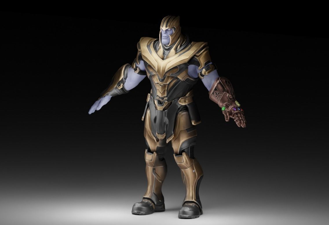 Thanos Rigged 3D model 3D model animated rigged | CGTrader