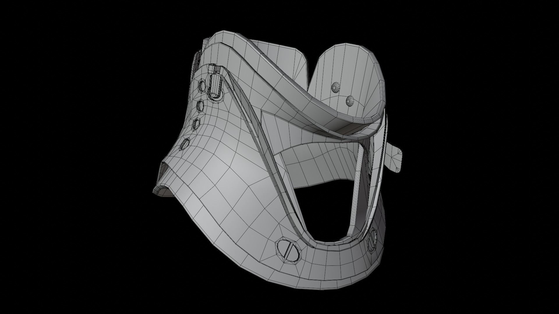 3D model Cervical Collar VR / AR / low-poly | CGTrader