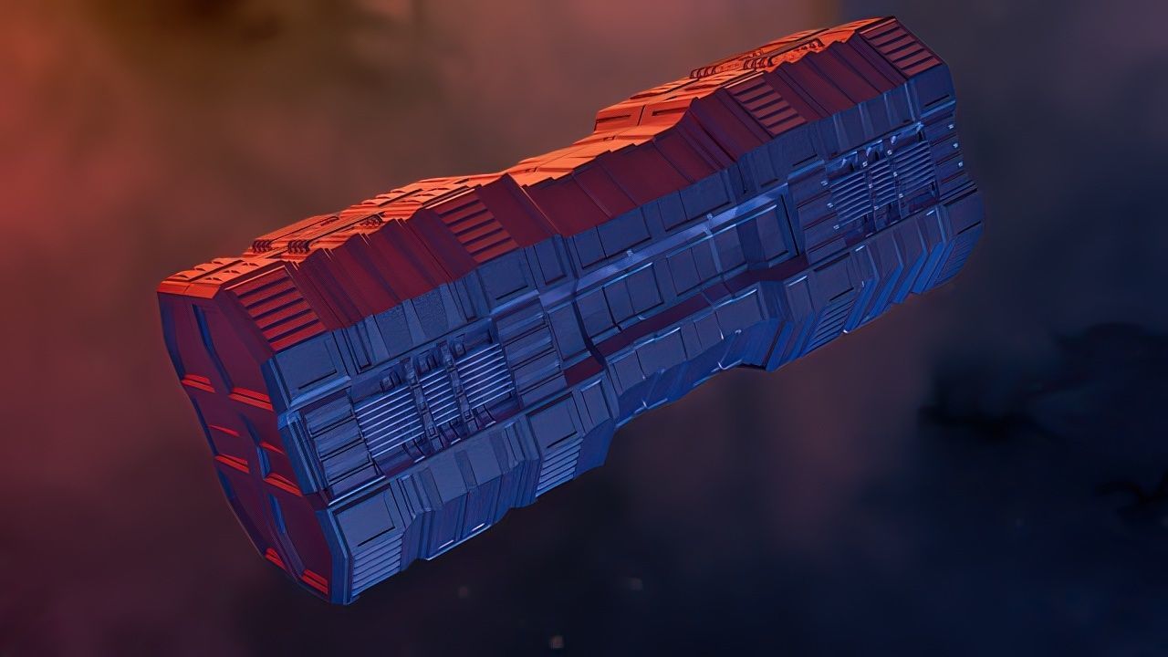 Sci-Fi Space Container 3D model | CGTrader